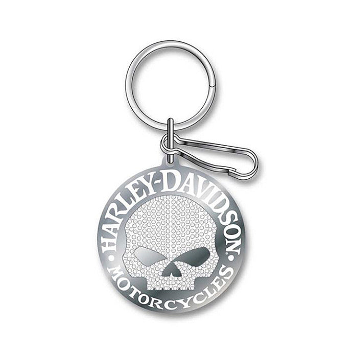 Harley-Davidson® Bling Skull Enamel Key Chain – House of Harley®