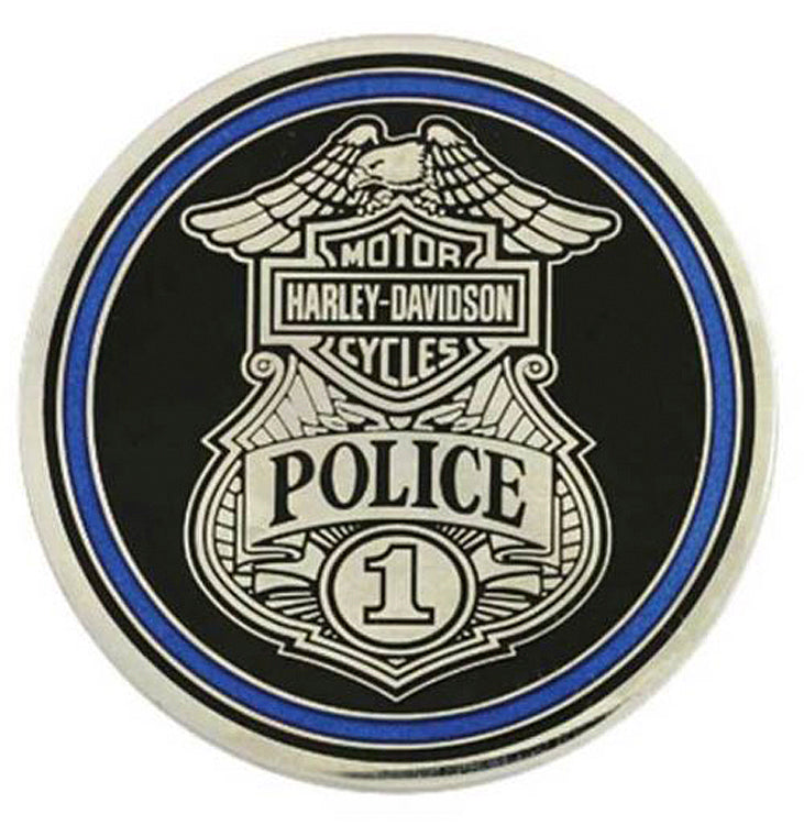 Harley-Davidson® Police Badge Challenge Coin | Bar & Shield® | Collect ...
