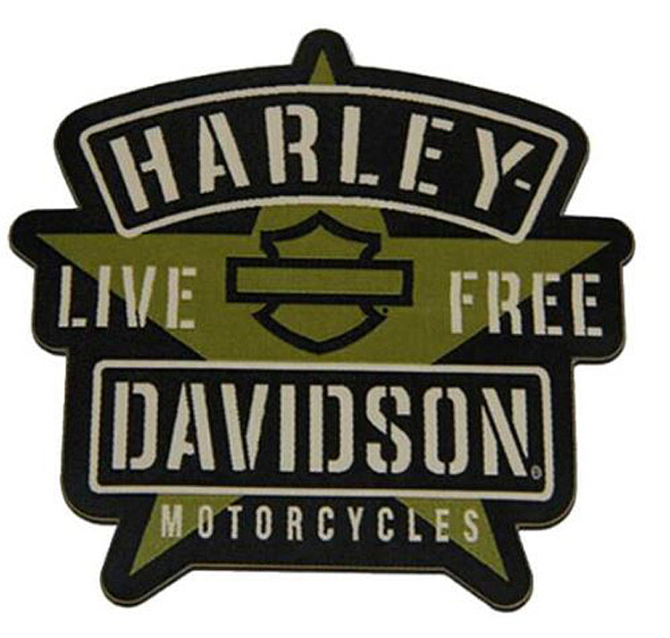 Harley-Davidson® Woven Military Star Emblem | Signature Graphics | Sma ...