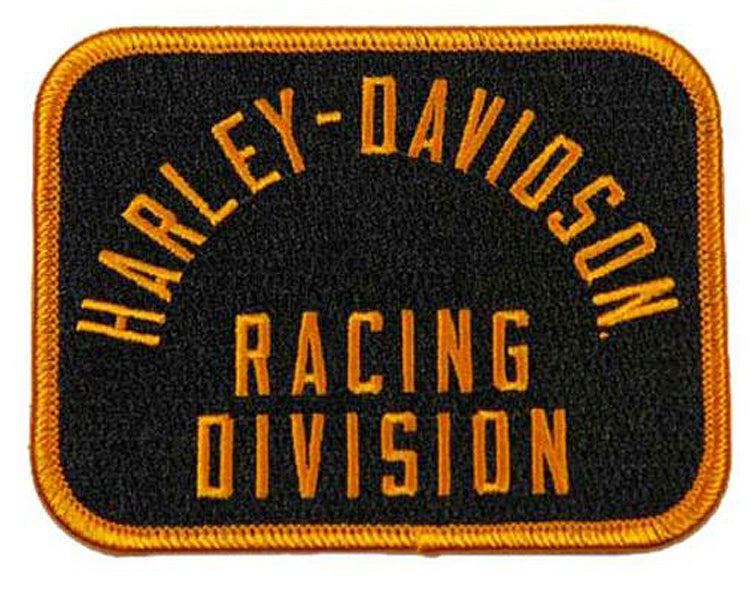 Harley-Davidson® Embroidered Arched Signature Emblem | Racing Division ...