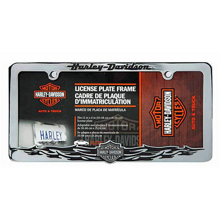 Harley-Davidson® Tribal Flames Bar & Shield® License Plate Frame ...