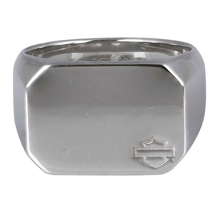 Harley-Davidson® Men's Modern Edge Signet Ring – House of Harley®