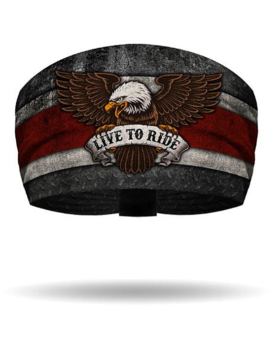 That's A Wrap!® Eagle Maroon Live to Ride Knotty Band Head Wrap – House ...