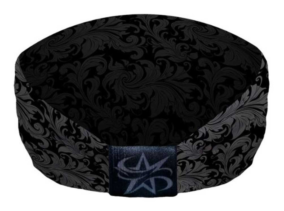 That's A Wrap!® Skull & Scroll Knotty Band™ Head Wrap | Grey | Rhinest ...