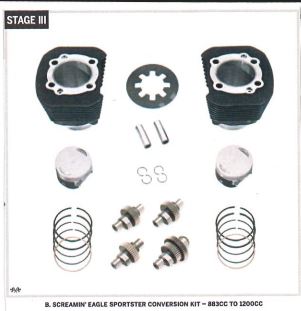 SCREAMIN' EAGLE XL 883 TO 1200 CONVERSION KIT | House of Harley®