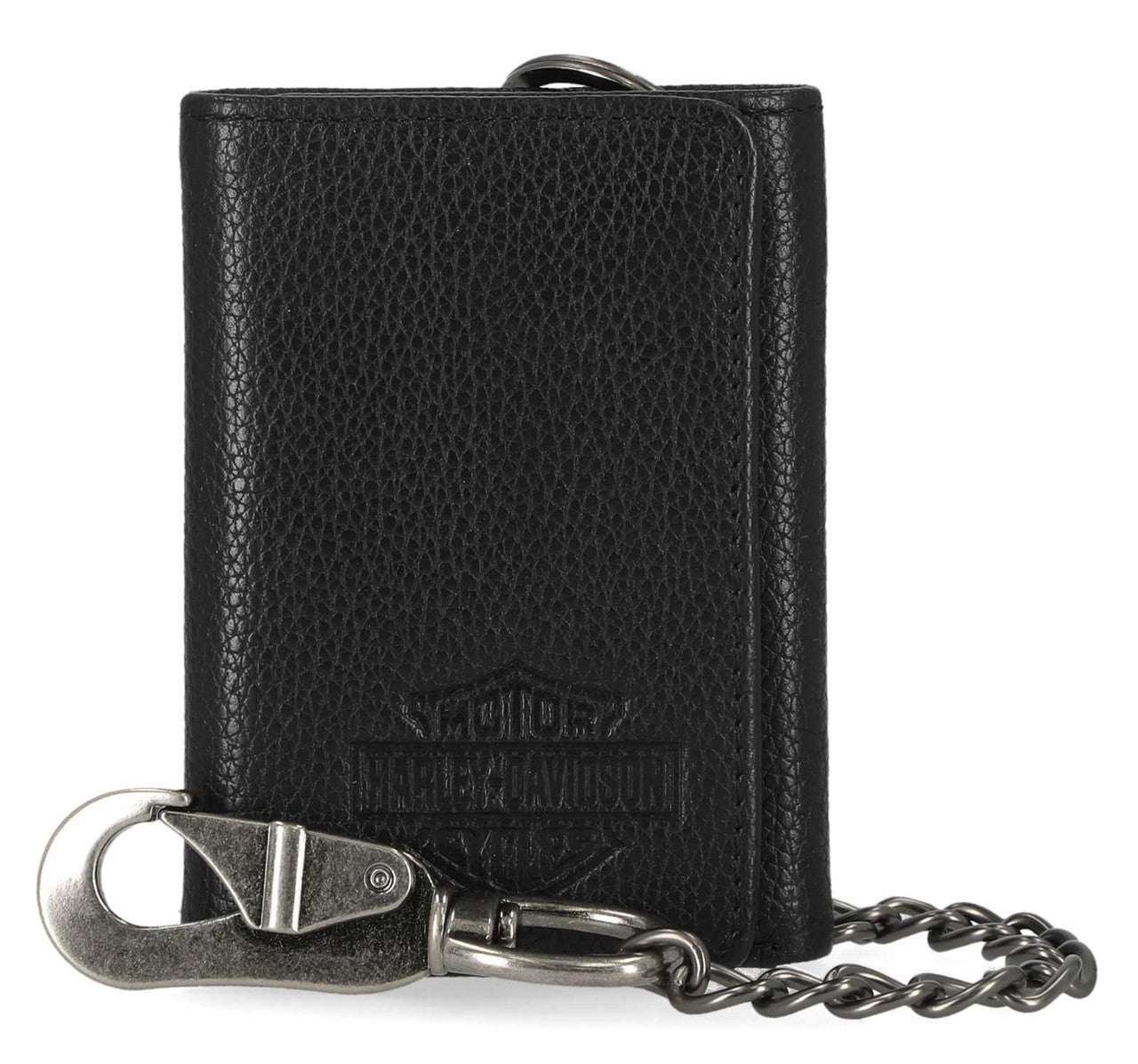 Harley-Davidson® Men's Bar & Shield Core Pebble Chain Tri-Fold Wallet ...